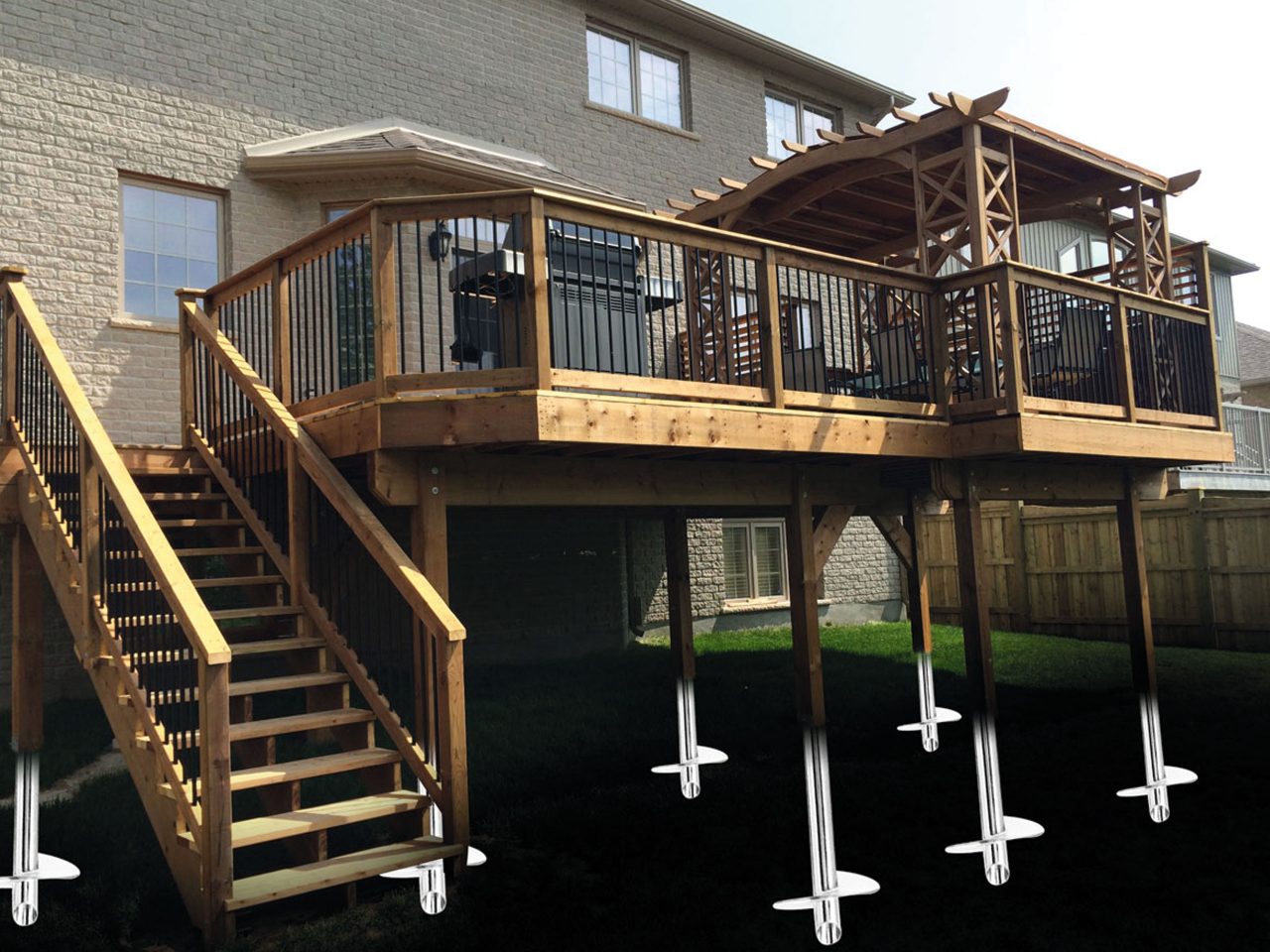 Helical Deck Footings | Installation | Replacement Clear Lake MN